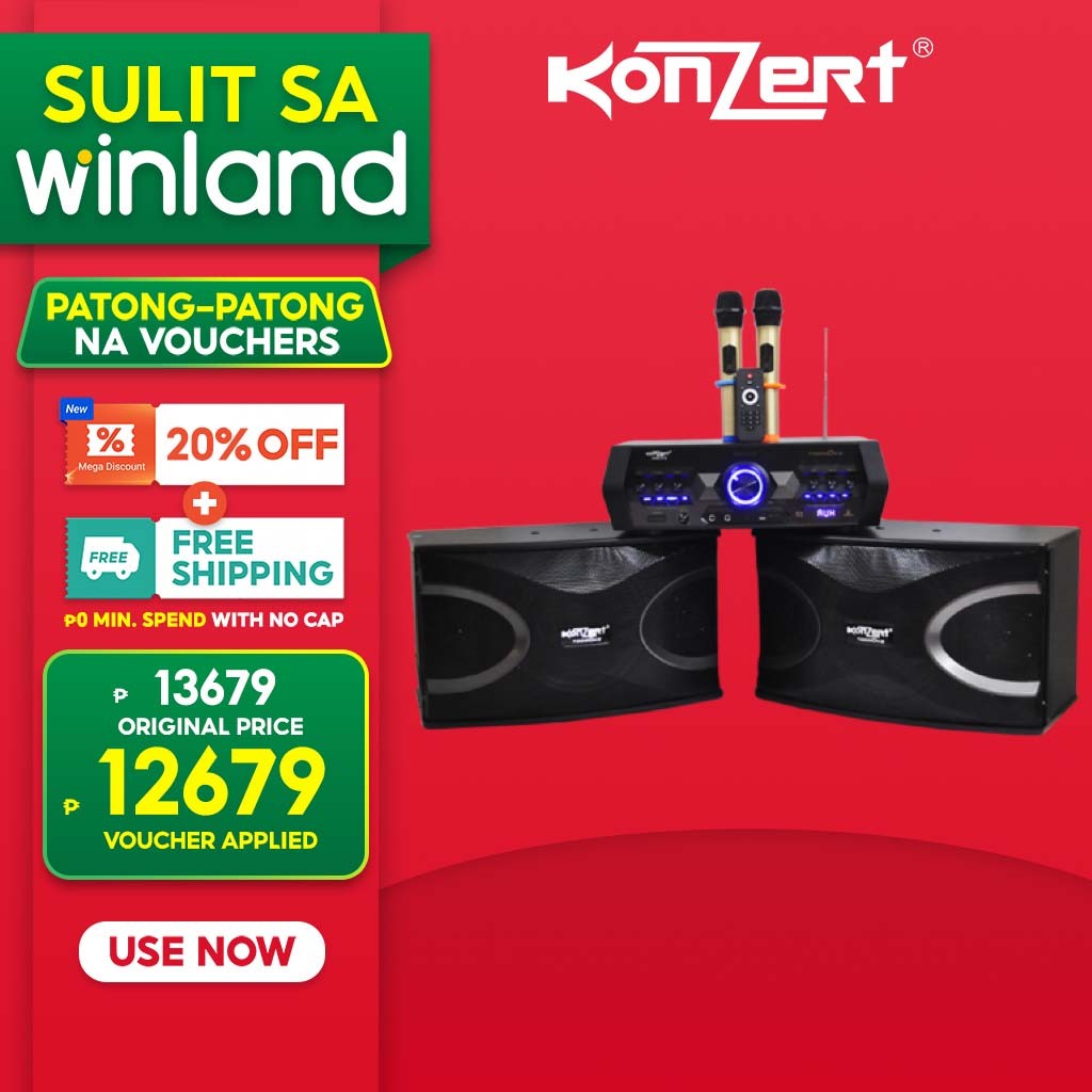 Konzert by Winland Micro Component Todoroke System Amplifier with Speakers KCS-312 | Shopee ...