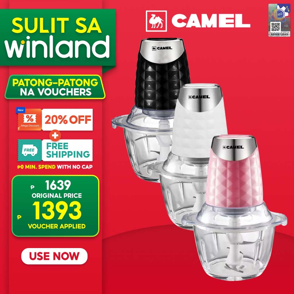 Camel by Winland 1.2L Food Processor Chopper Mincer Grinder 300watts ...