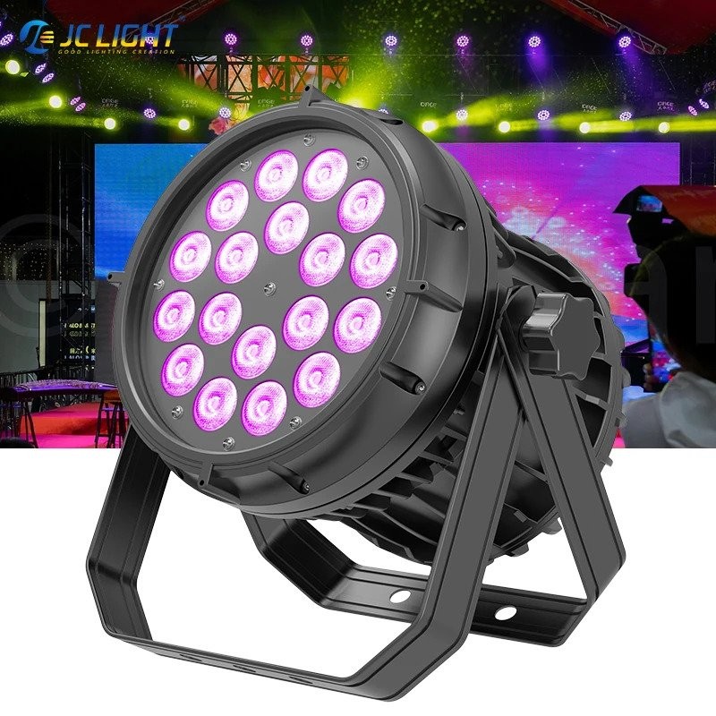 18 Leds Par Light Waterproof Ip65 Wedding Uplights Outdoor 18x10w Rgbw 4in1 Stage Light Dmx512 ...