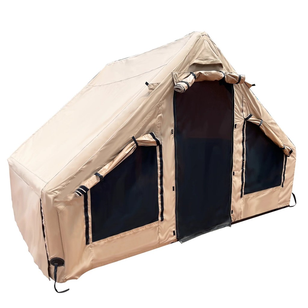 Inflatable big camping house air tent cotton inflatable camping outdoor ...