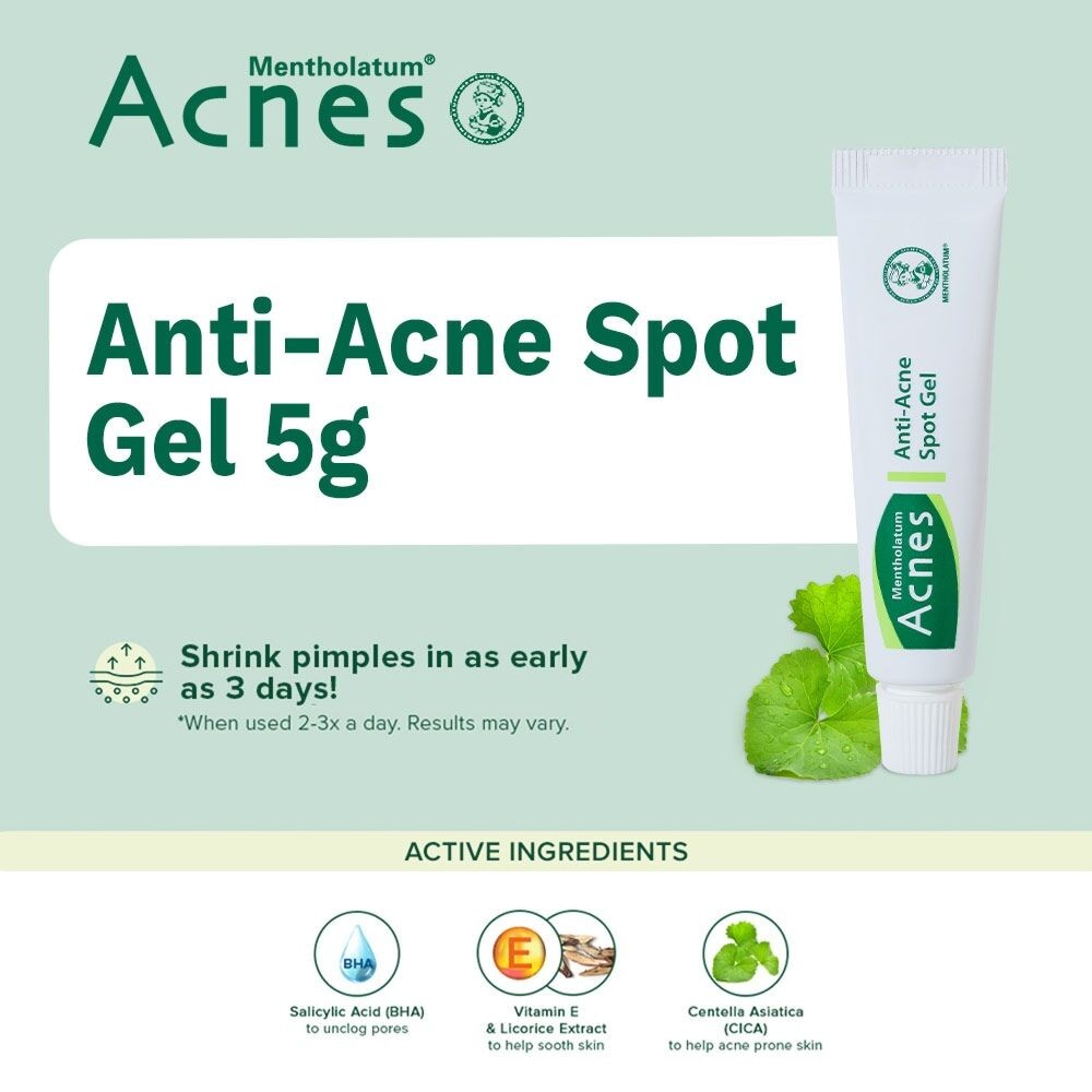 Mentholatum Acnes Anti-Acne Spot Gel 5g | Shopee Philippines
