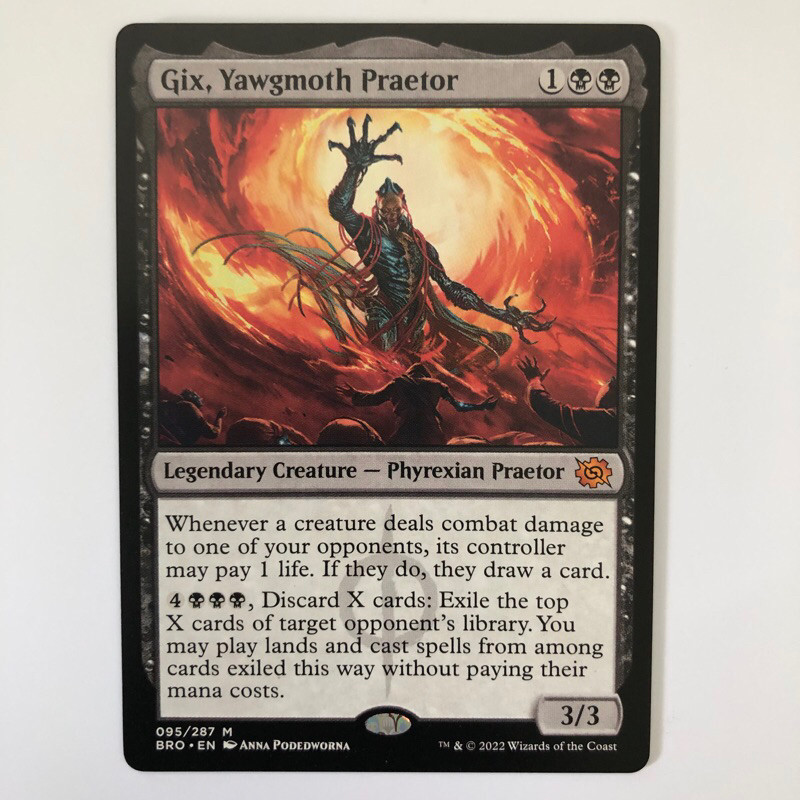 Playtest Card - Gix, Yawgmoth Praetor (BRO) | Shopee Philippines