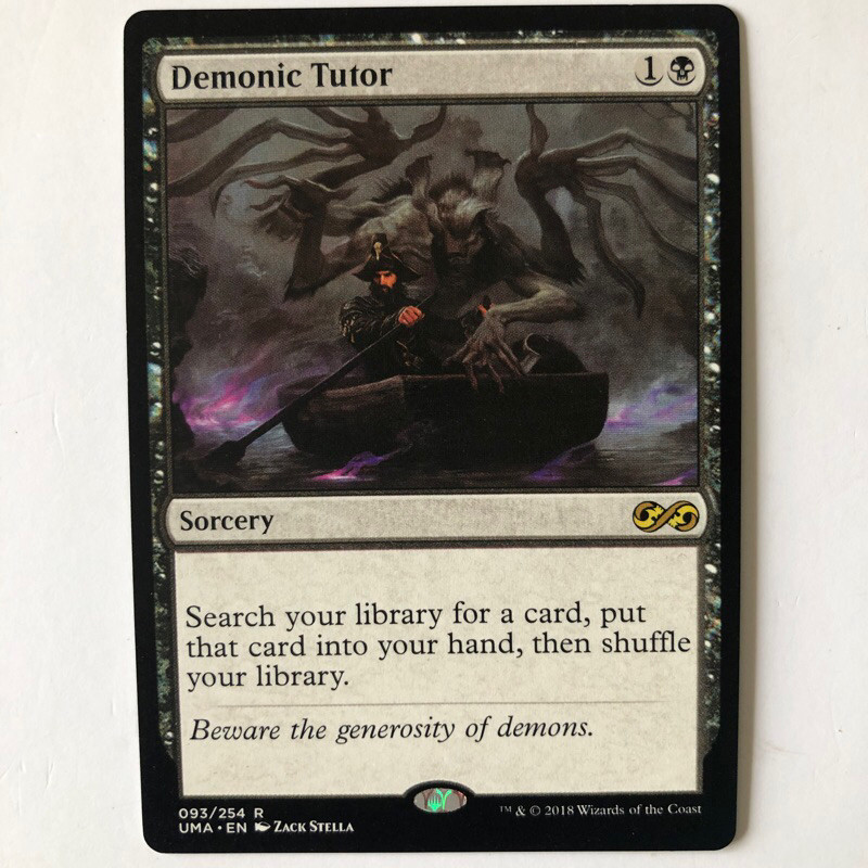 Playtest Card - Demonic Tutor (UMA) | Shopee Philippines