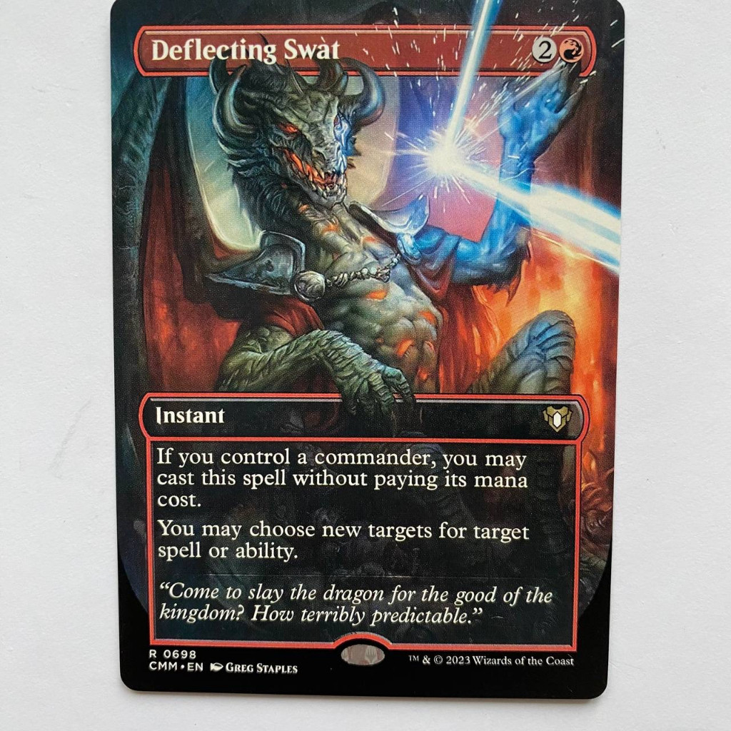 Playtest Card - Deflecting Swat (CMM) Borderless | Shopee Philippines