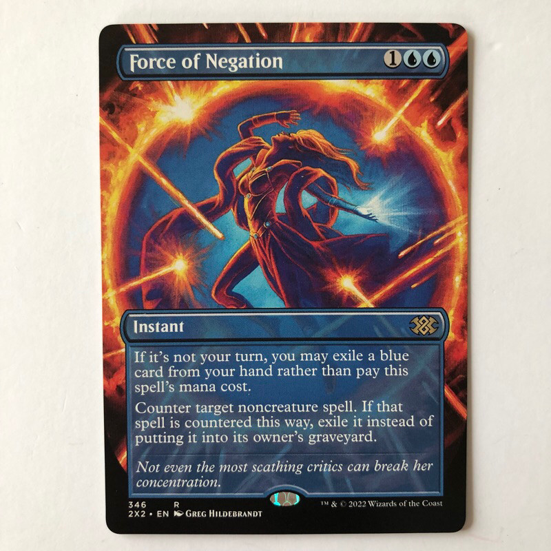 Playtest Card - Force of Negation (2X2) Borderless | Shopee Philippines