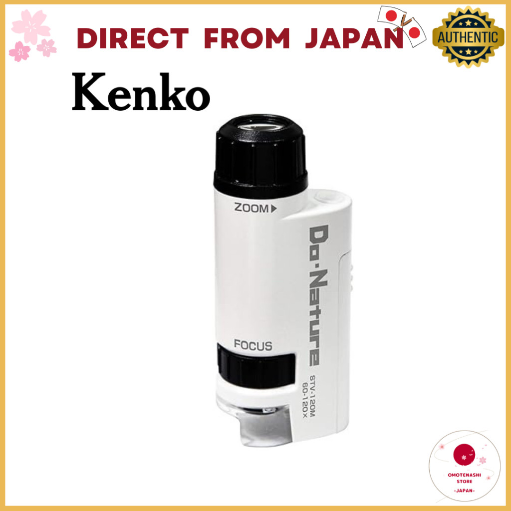 Direct From Japan Kenko Microscope DoNature 60-120x Built-in LED Light Compact Portable STV-120M ...
