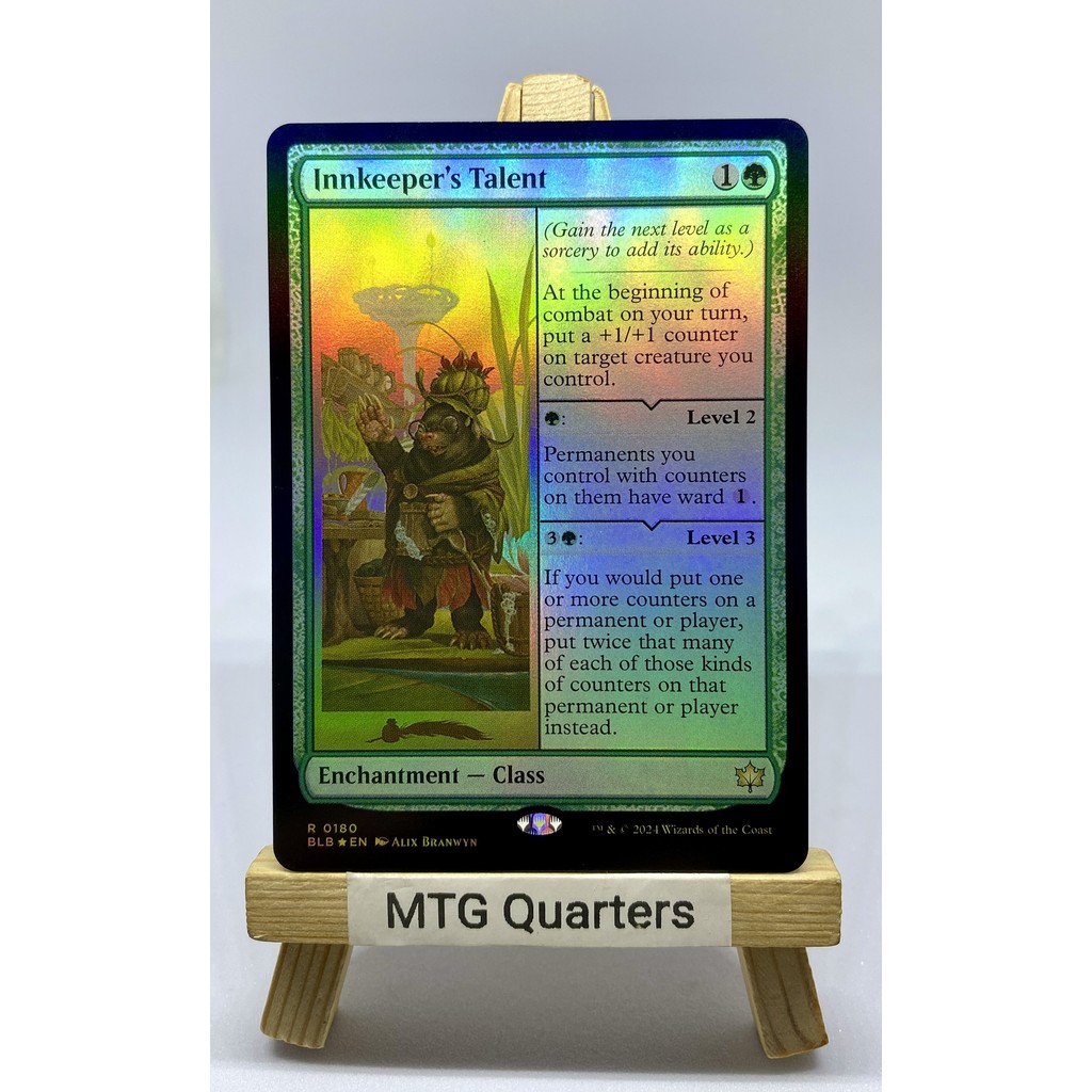 MTG Proxy Card - Innkeeper's Talent (Foil) | Bloomburrow (BLB) | Shopee ...