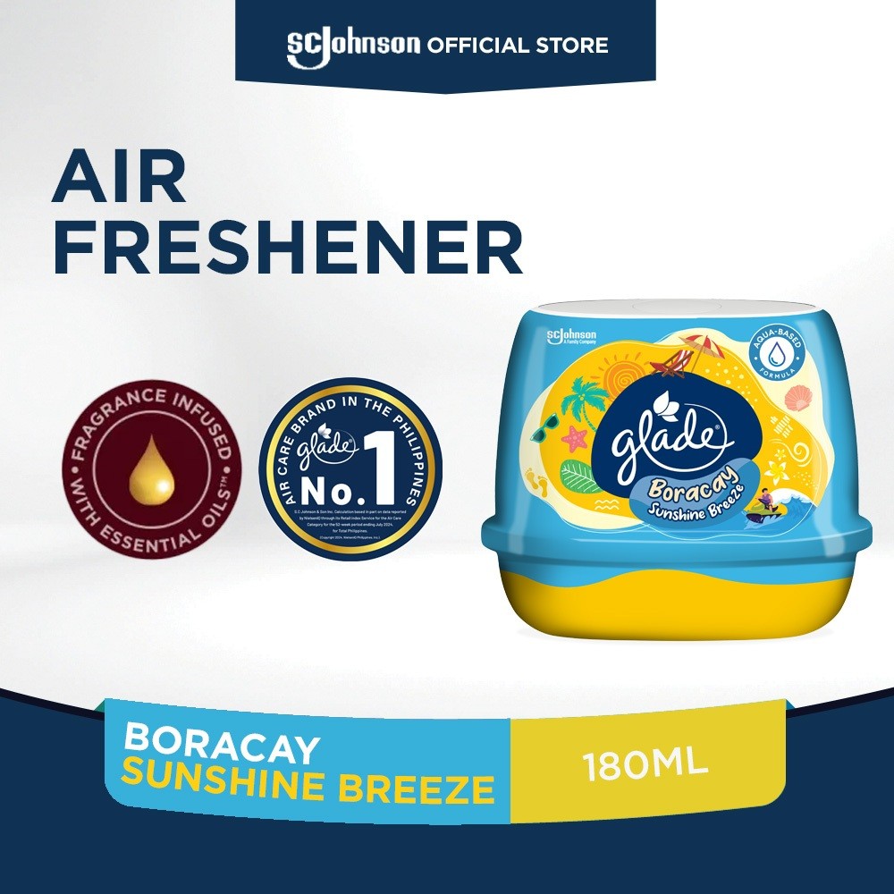 Glade Scented Gel Boracay Sunshine Breeze 180g | Shopee Philippines