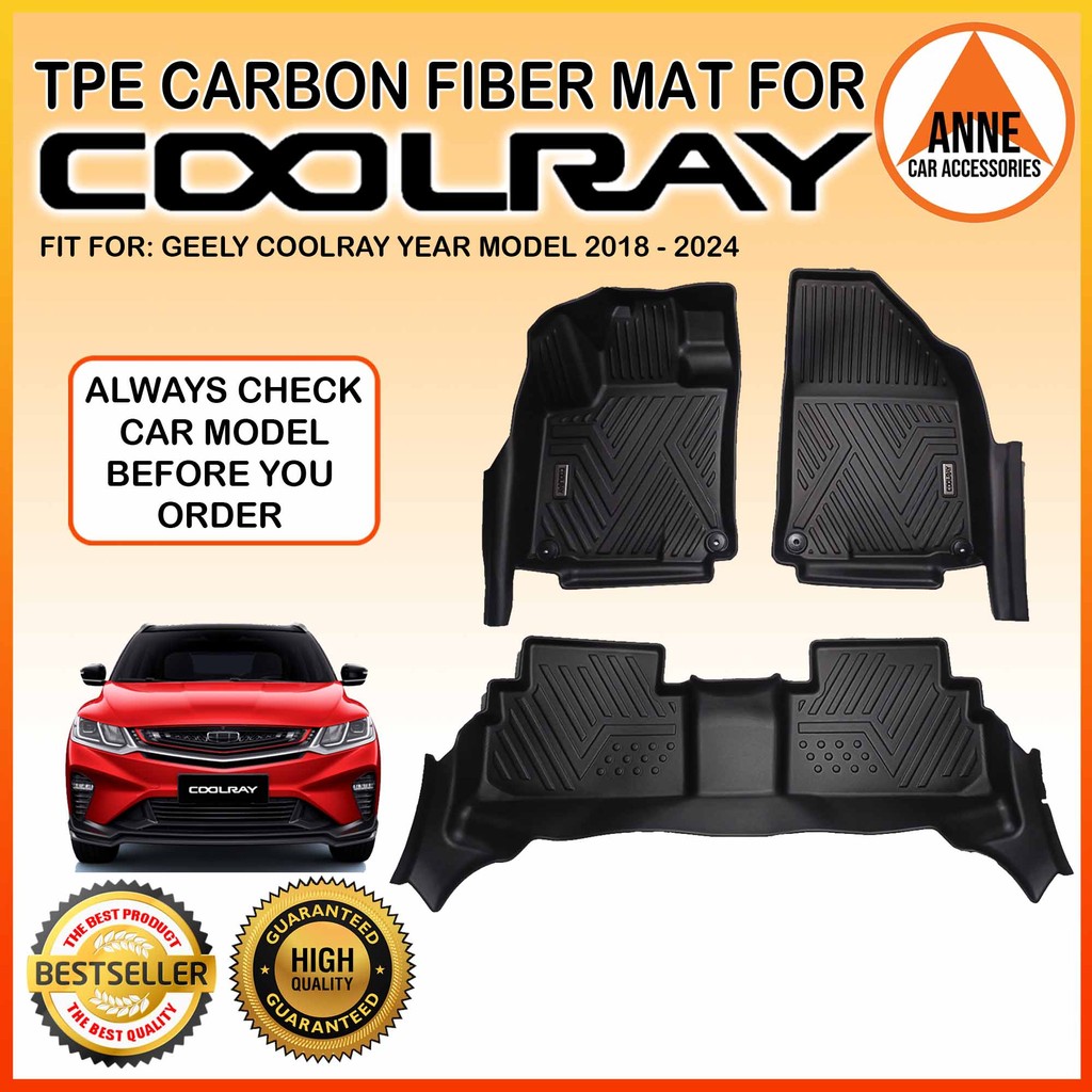 TPE / 5D Deep Dish Matting Geely Coolray / Emgrand 2013 - 2018 / 2019 ...