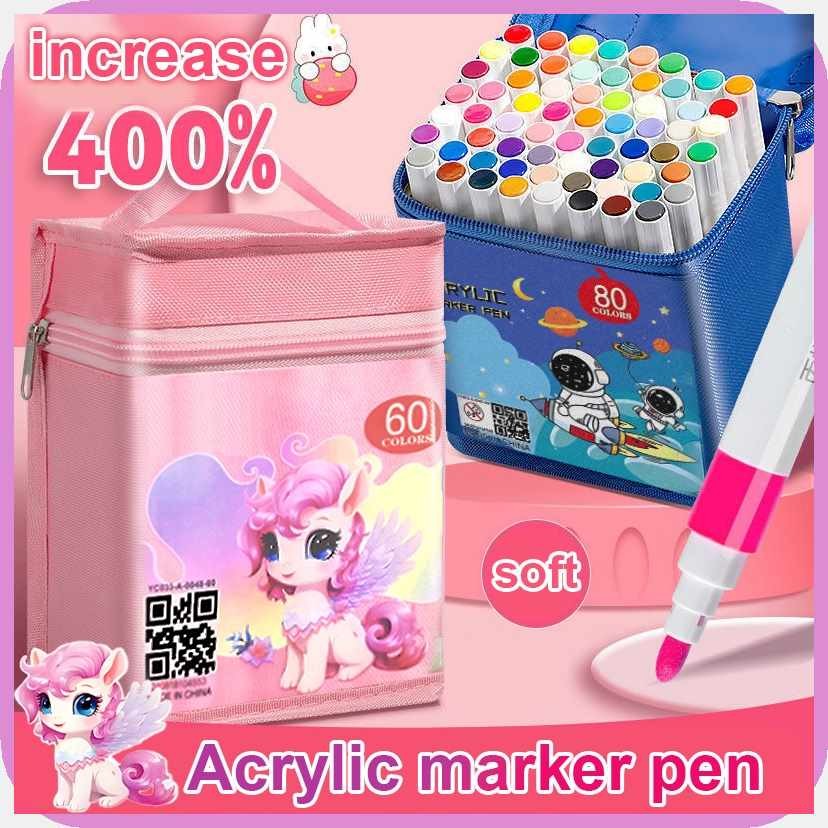 Acrylic|R`Marker%WL+Color wD+N+h+P+m+o+Marker Set Touch Markers ...