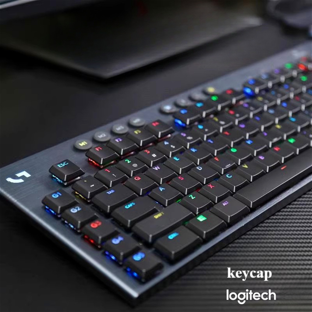 ۞Logitech Keycaps 111 Keys PBT for G913 TKL G915 G813 G815 Gaming Mechanical Keyboard Translucen ...