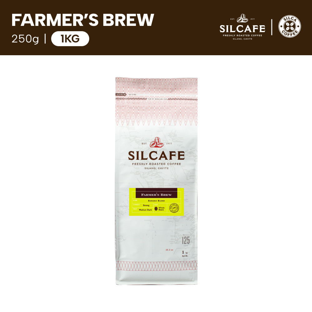 Silcafe Farmer's Brew Ground and Whole Beans Coffee - 1KG | Shopee ...