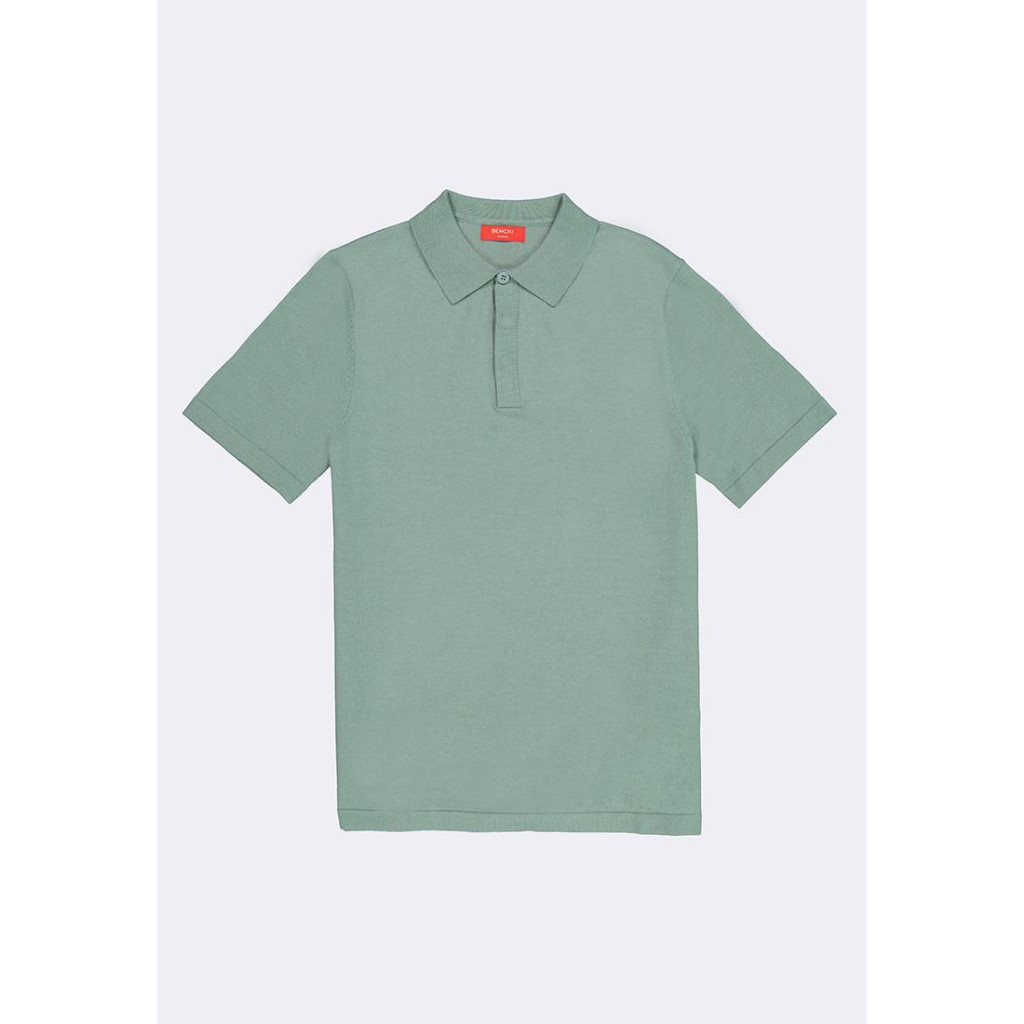 BENCH/ - BIK0279 - Men's Flat Knit Polo Shirt | Shopee Philippines
