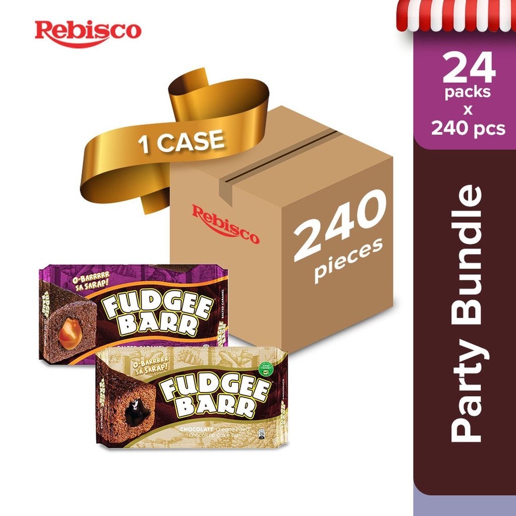 Party Bundle: Fudgee Barr Chocolate 40G X 120Pcs + Fudgee Barr Mocha ...