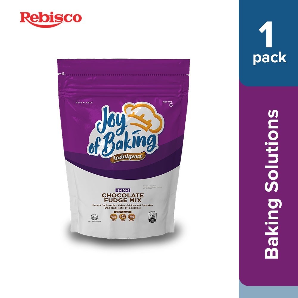 Joy of Baking 4-in-1 Chocolate Fudge Mix 500g | Shopee Philippines