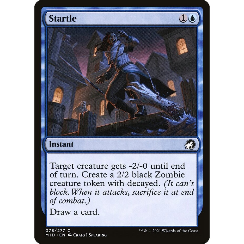 Startle Midnight Hunt MID MTG Magic the Gathering | Shopee Philippines