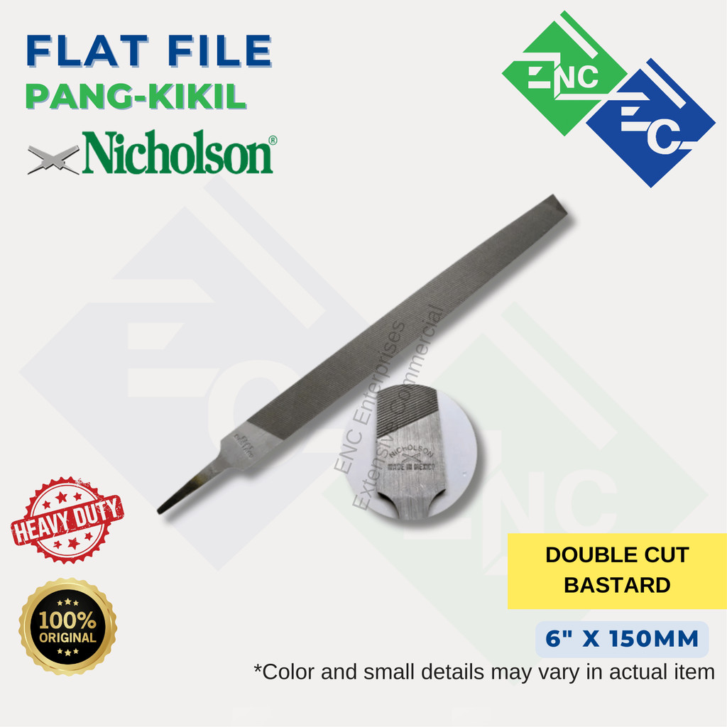 Flat File | Nicholson Brand | Pang-Kikil | Double Cut Bastard ...