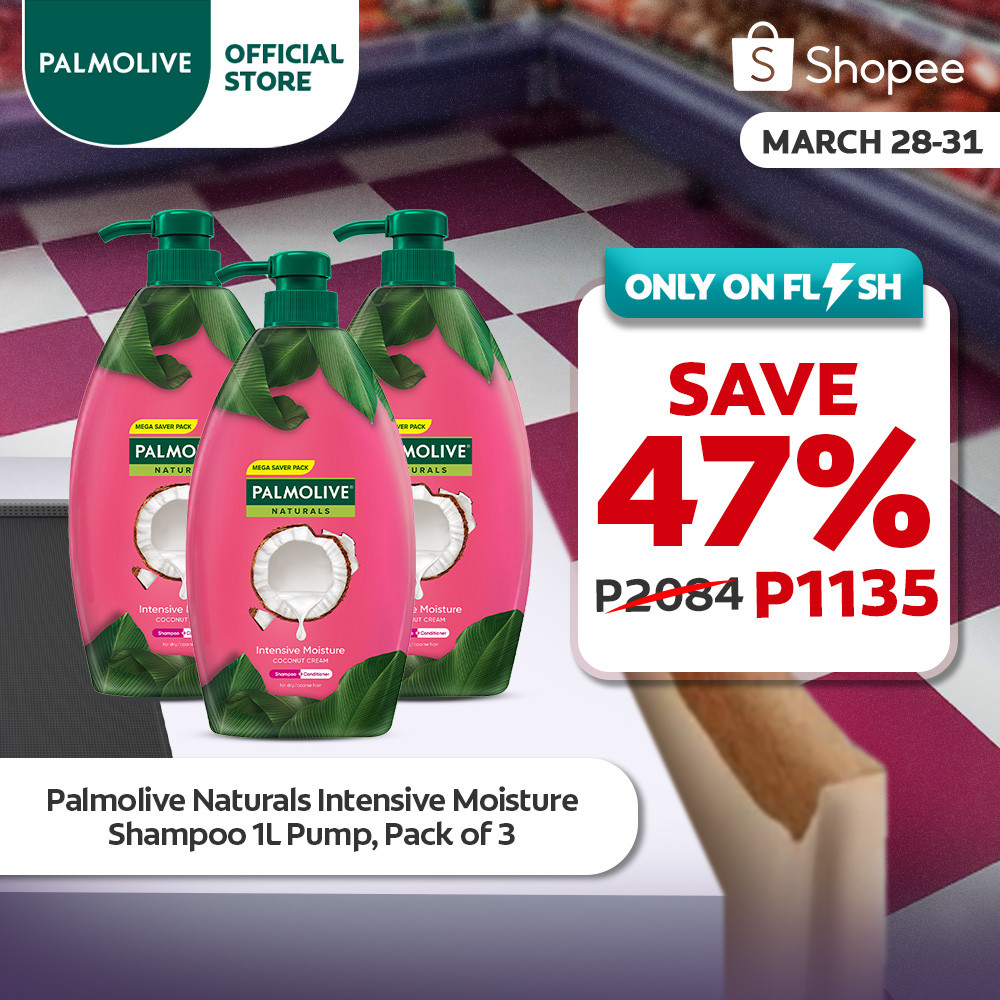 Palmolive Naturals Intensive Moisture Shampoo with Coconut Cream for ...