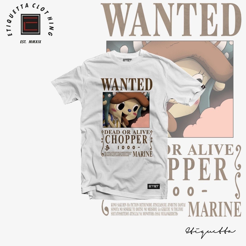 GooFee - ETQT WorldWide - Unisex - Anime Shirt - One Piece - Wanted ...