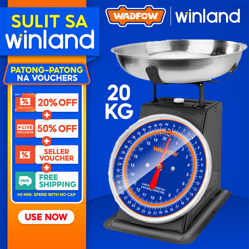 Wadfow 20 KG Kitchen Weighing Scale Timbangan (Spring Type) WEC1502 ...