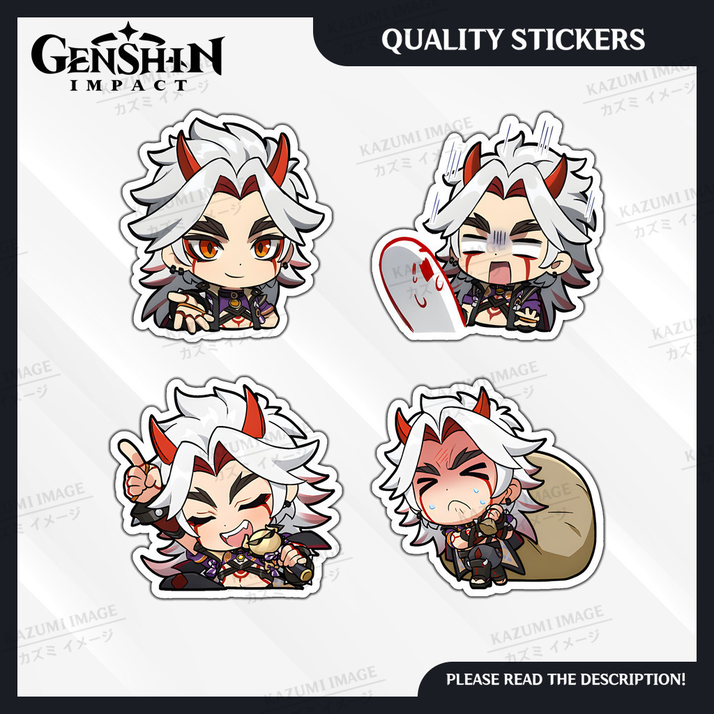 Arataki Itto - Genshin Impact Emoji Stickers | Shopee Philippines