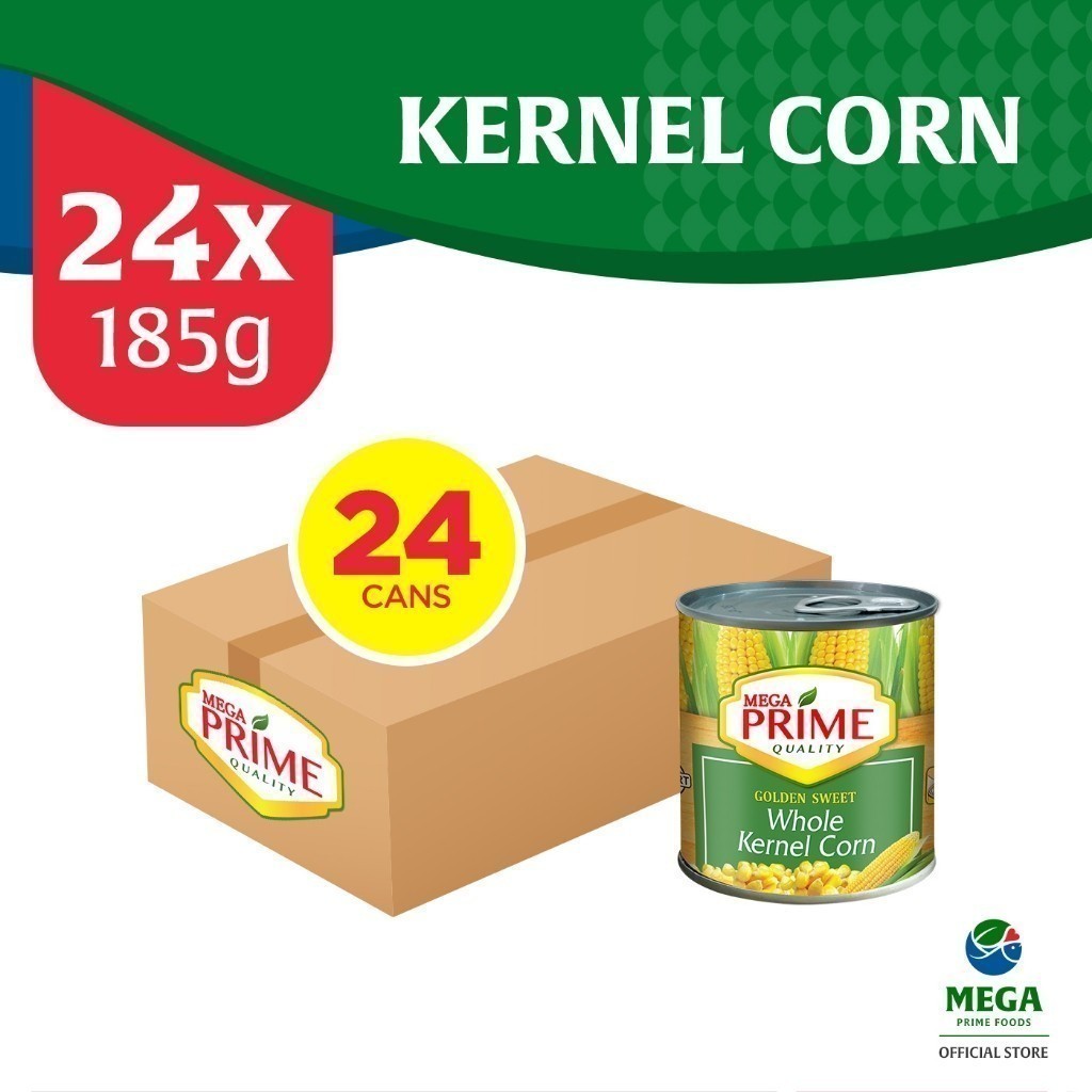 Mega Prime Kernel Corn 185G By 24'S | Shopee Philippines