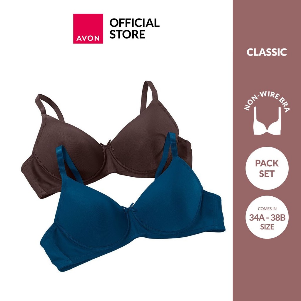 Avon Classic | Nova Moulded Bra (2 pcs Bra Set) | Women's | Shopee ...