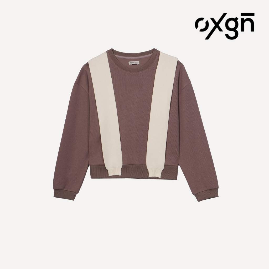 OXGN Generations Flat Knit Pullover For Women (Chocolate Brown ...