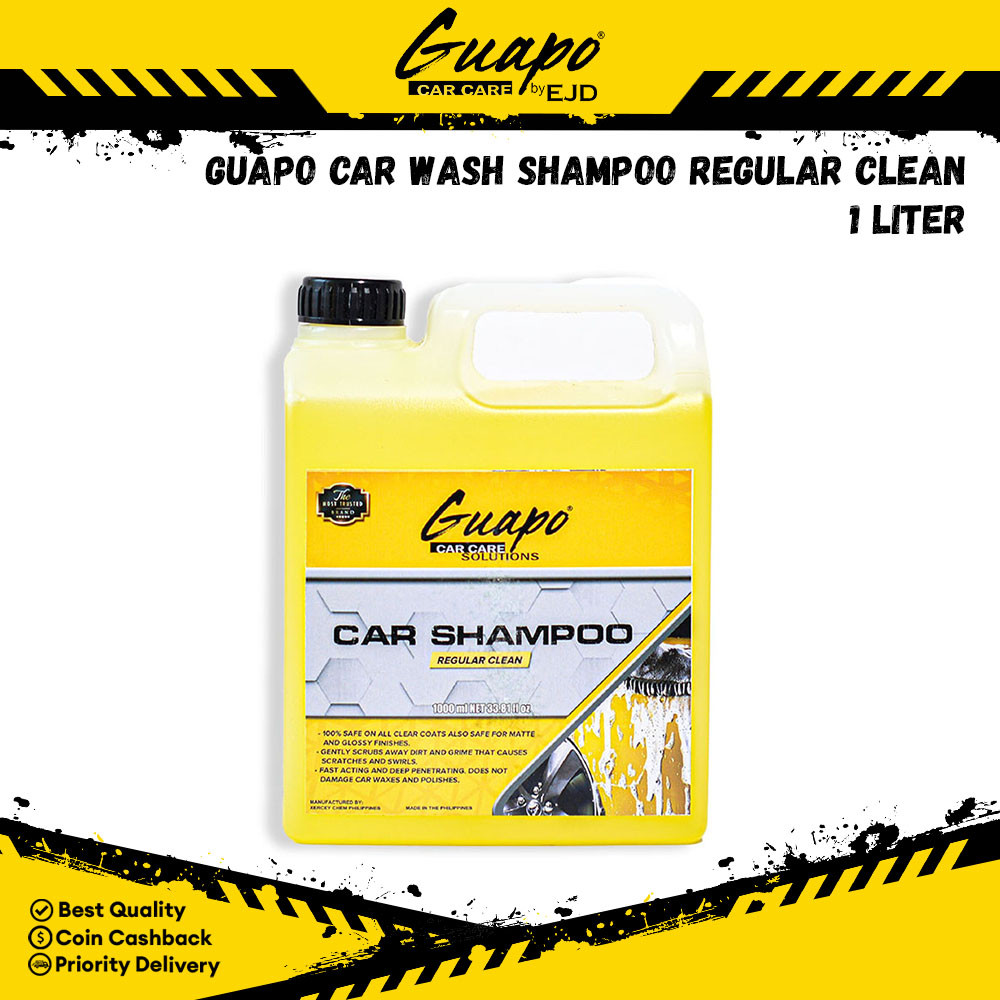 Guapo Car Wash Shampoo Regular Clean 1 Liter | Guapo Car Care Solutions ...