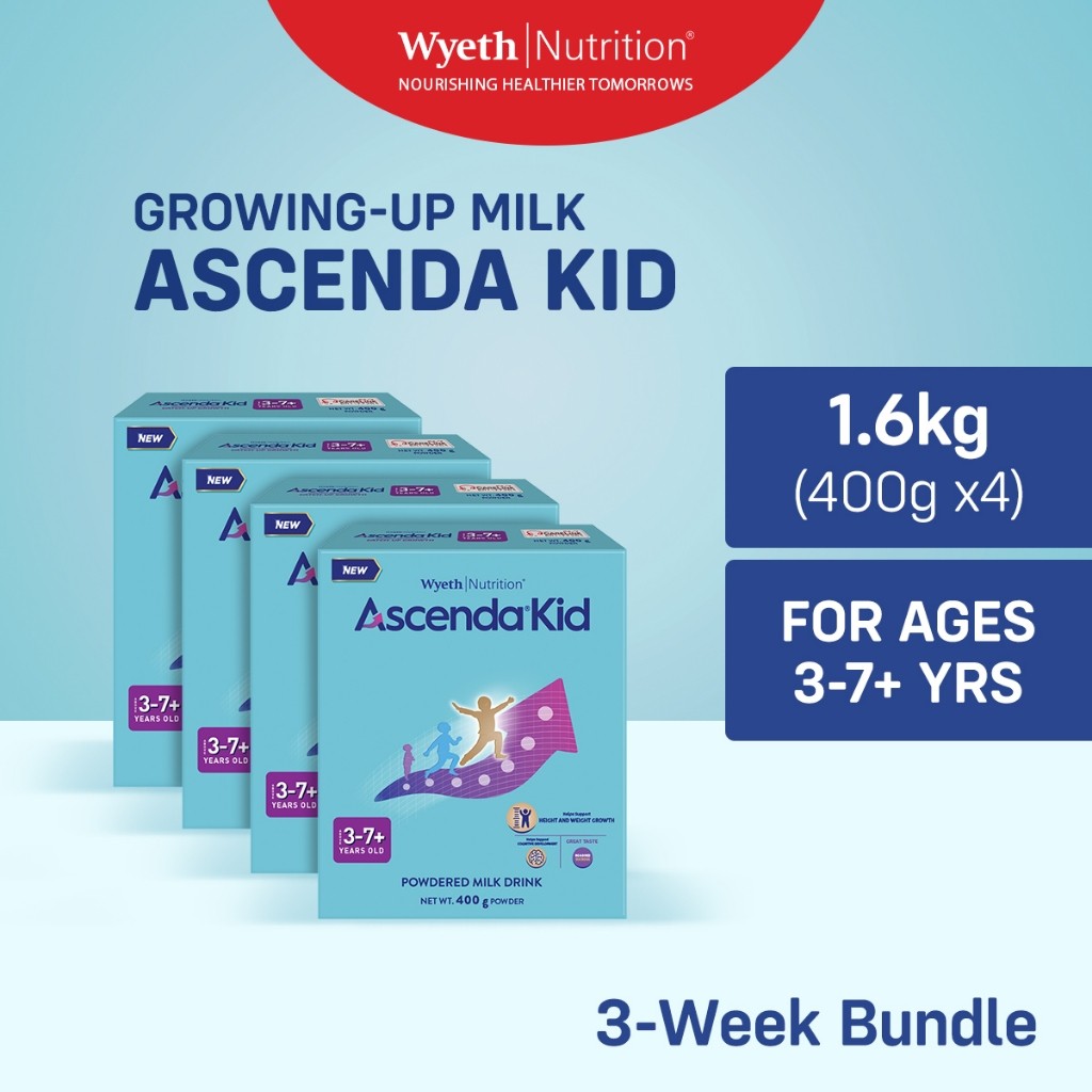 Wyeth Nutrition® ASCENDA® 4 KID Milk Drink for Children 3+ years old 1 ...