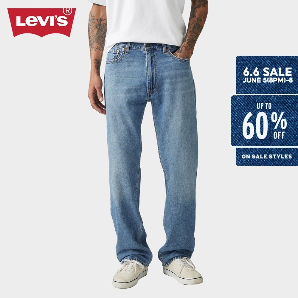 Levi's® Men's 555™ Relaxed Straight Jeans A7223-0014 | Shopee Philippines