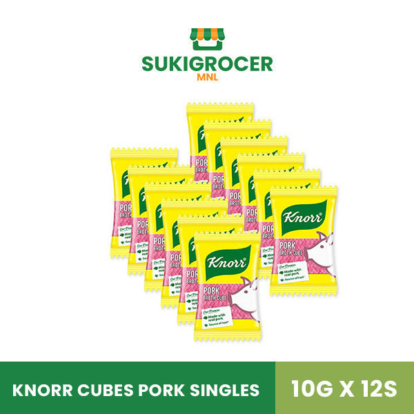 Knorr Cubes Pork Singles 10G x 12s | Shopee Philippines