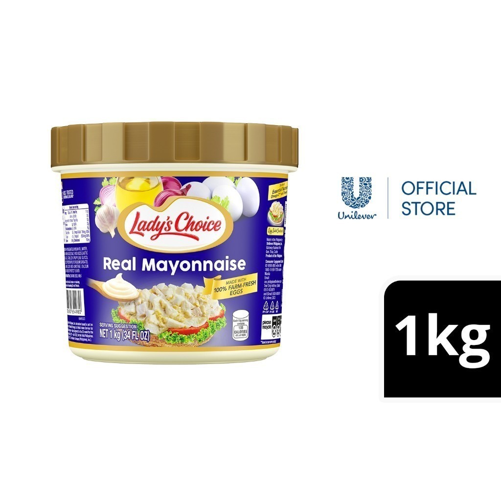 Lady's Choice Real Mayonnaise Regular 1KG | Shopee Philippines