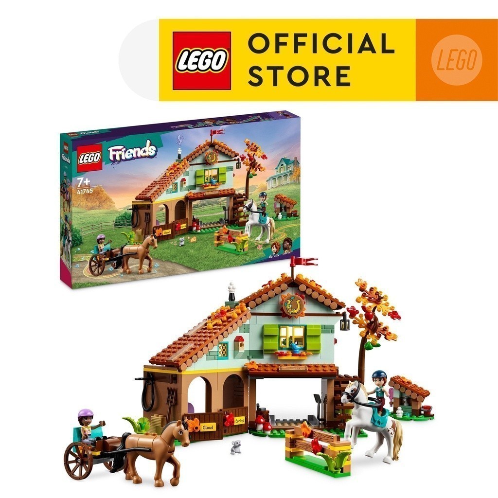 LEGO Friends 41745 Autumn’s Horse Stable Building Toy Set (545 Pieces ...