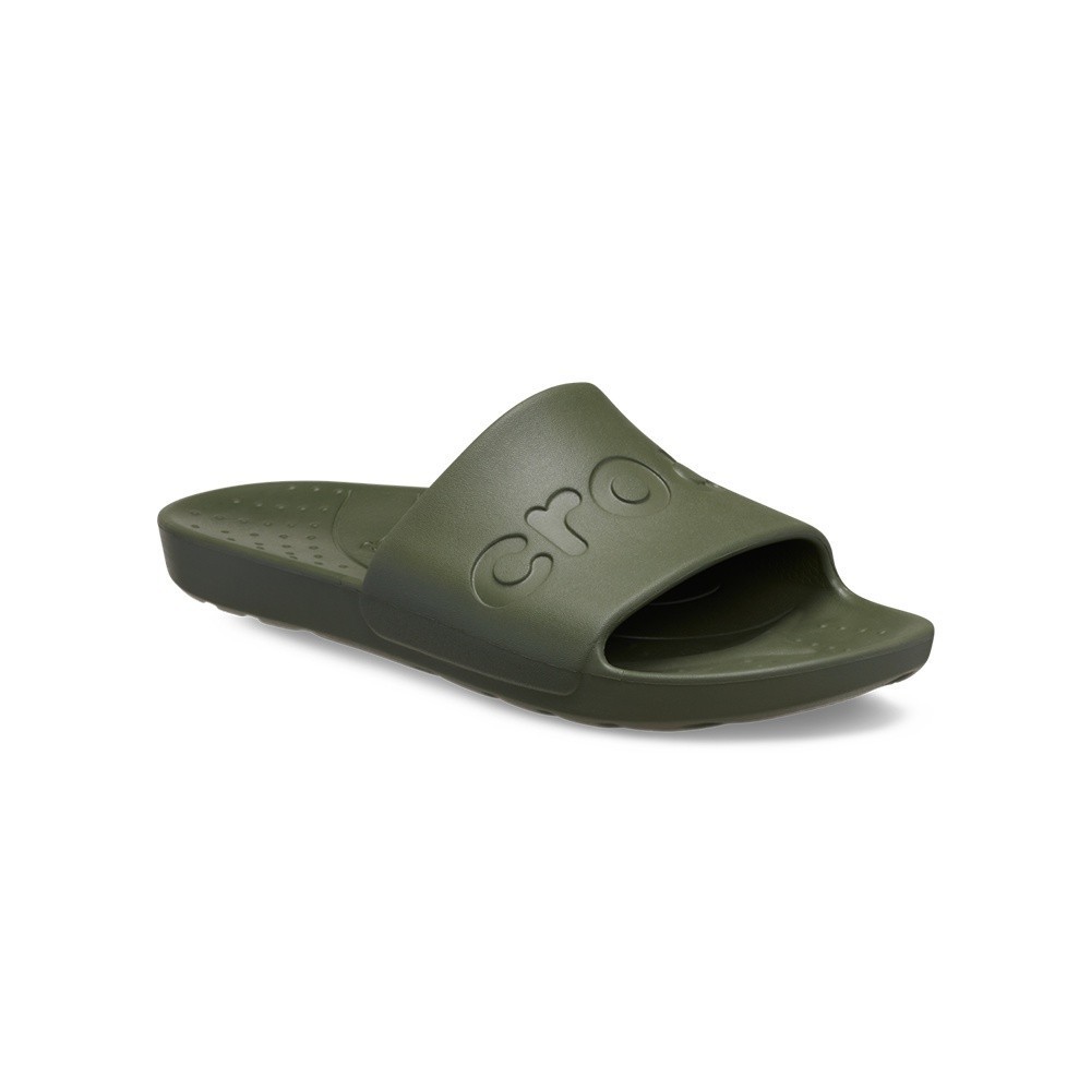 Crocs Essentials Slide in Army Green | Shopee Philippines