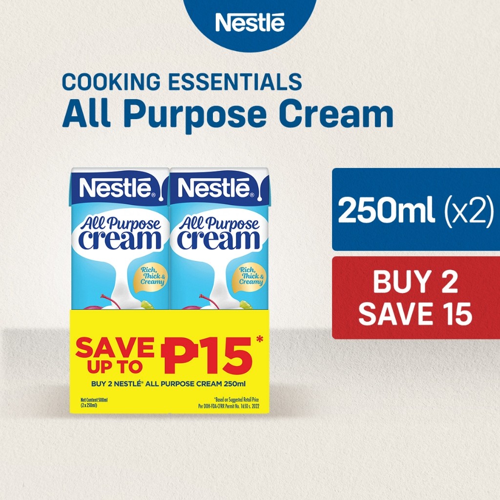 [Buy 2 Save P15] Nestle All-Purpose Cream 250ml | Shopee Philippines