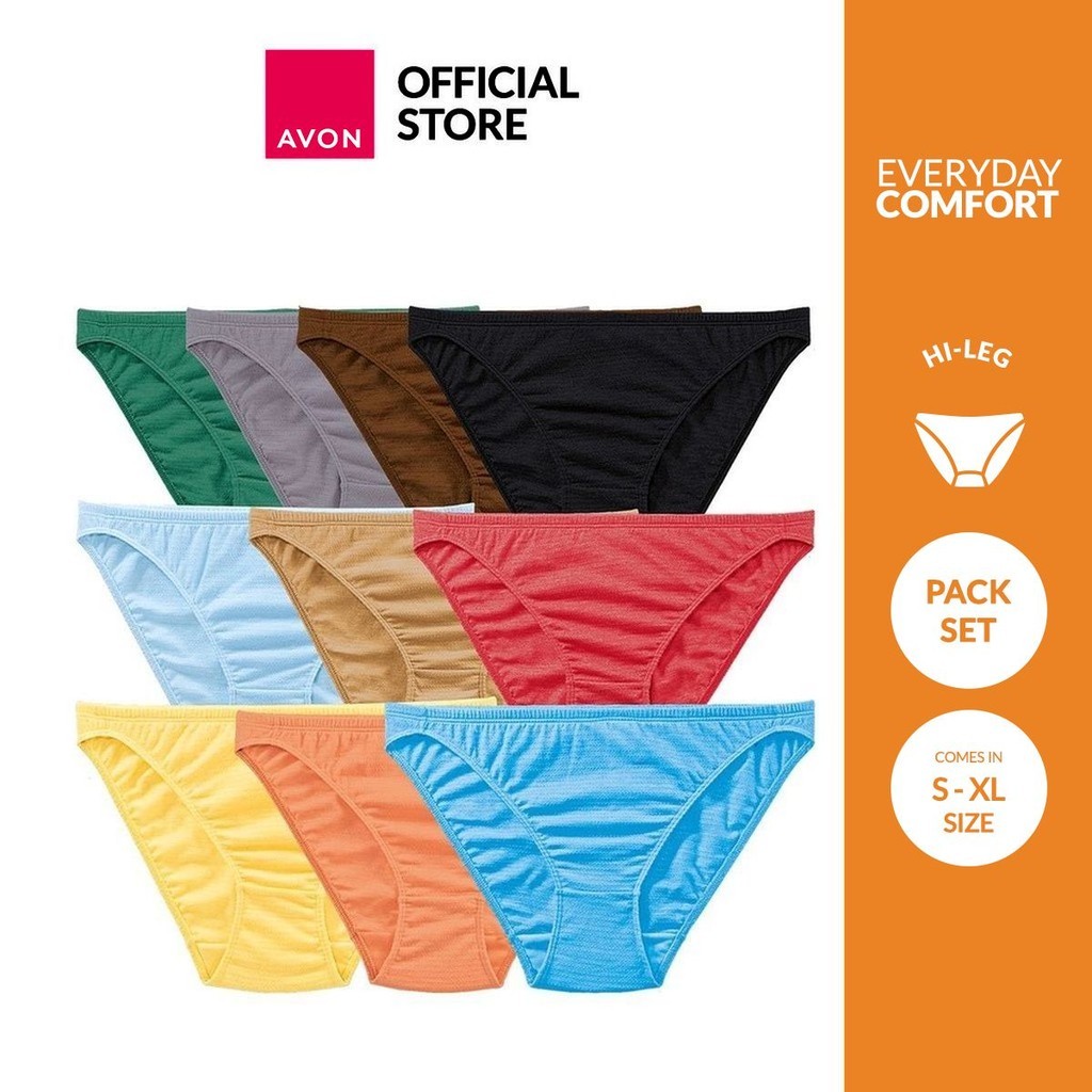 Avon Everyday Comfort | Chai 10-In-1 Hi-Leg Panty | Women's | Shopee ...