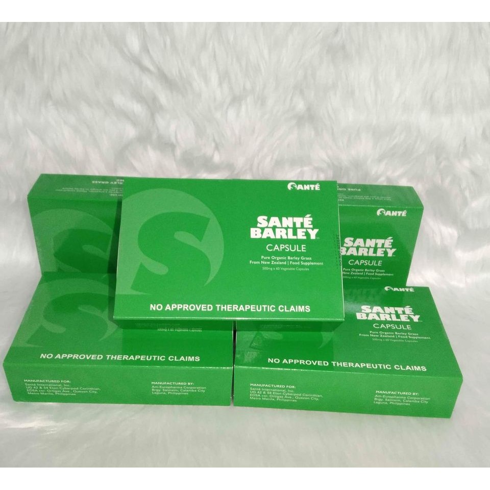 Capsule Sante Barley 60 Capsules 1 Box | Shopee Philippines