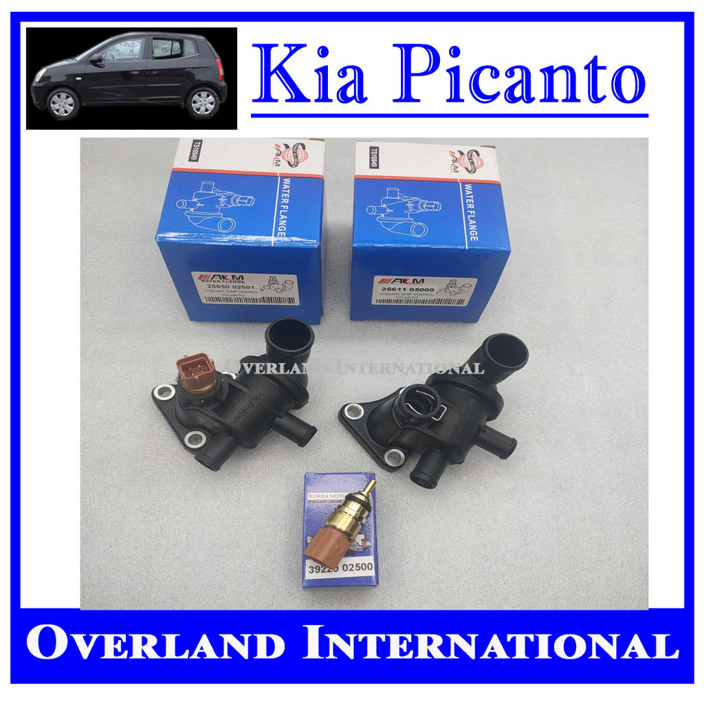 WATER OUTLET HOUSING - TEMPERATURE COOLANT CONTROL WITH SENSOR For ...