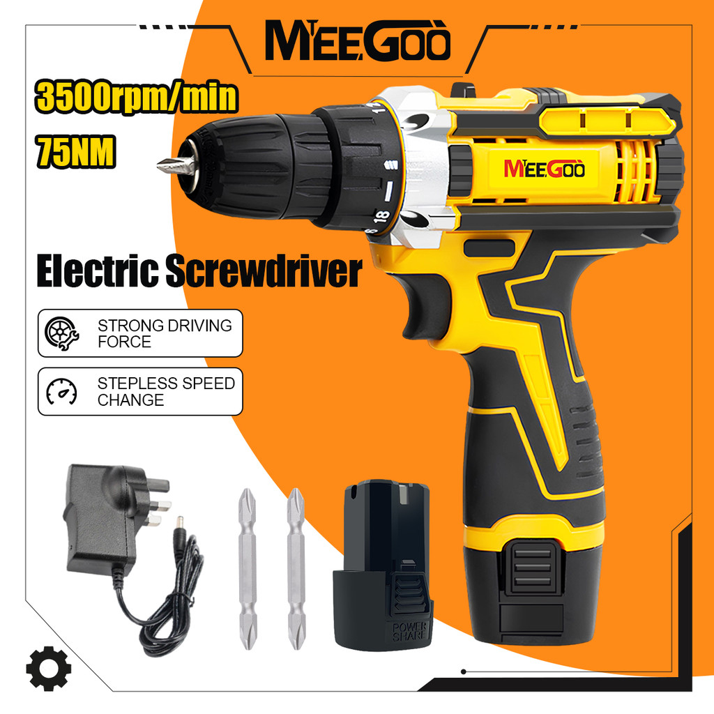 Muwei Original Cordless Drill Electtic Drill Cordless Impact Drill ...
