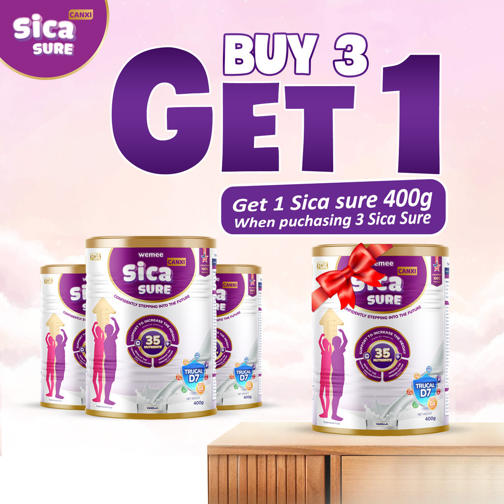 (Buy 3 Get 1) Sicasure Calcium to supplement calcium and increase ...