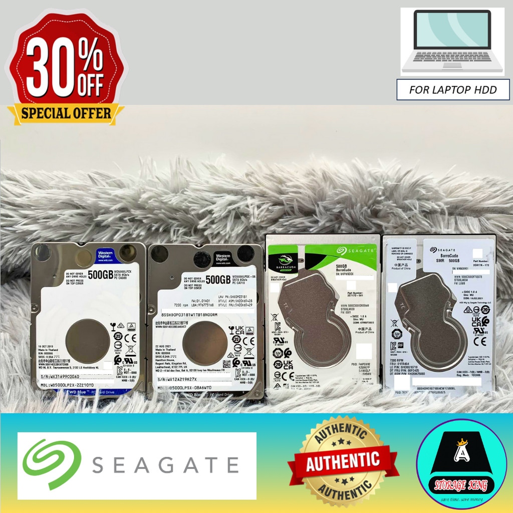 Seagate 500GB Barracuda Hardrive 2.5 Inch SATA 6 Gb/s for LAPTOP ...