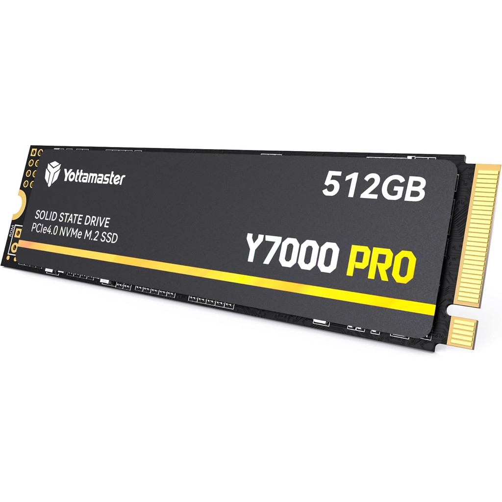 Yottamaster Internal SSD 512 GB PCIe Gen4x4 M.2 NVMe 2280 Max Read ...