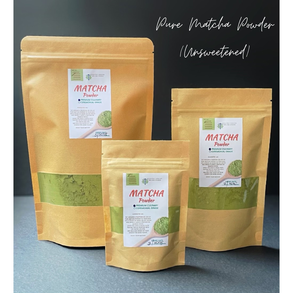 Pure Organic Matcha Powder Culinary and Ceremonial Grade (250grams and ...