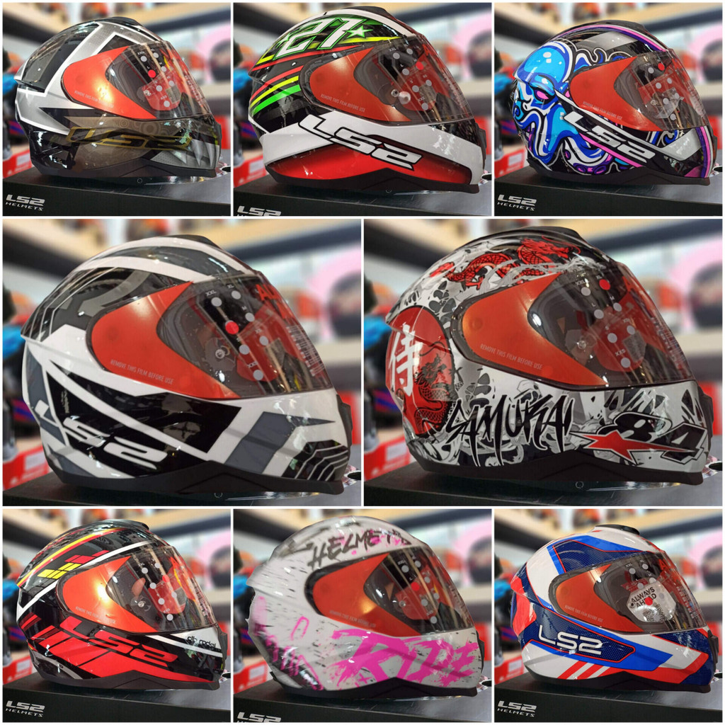 LS2 FLASH GRAPHICS (WITH FREE SPOILER AND SPARE LENS) | Shopee Philippines