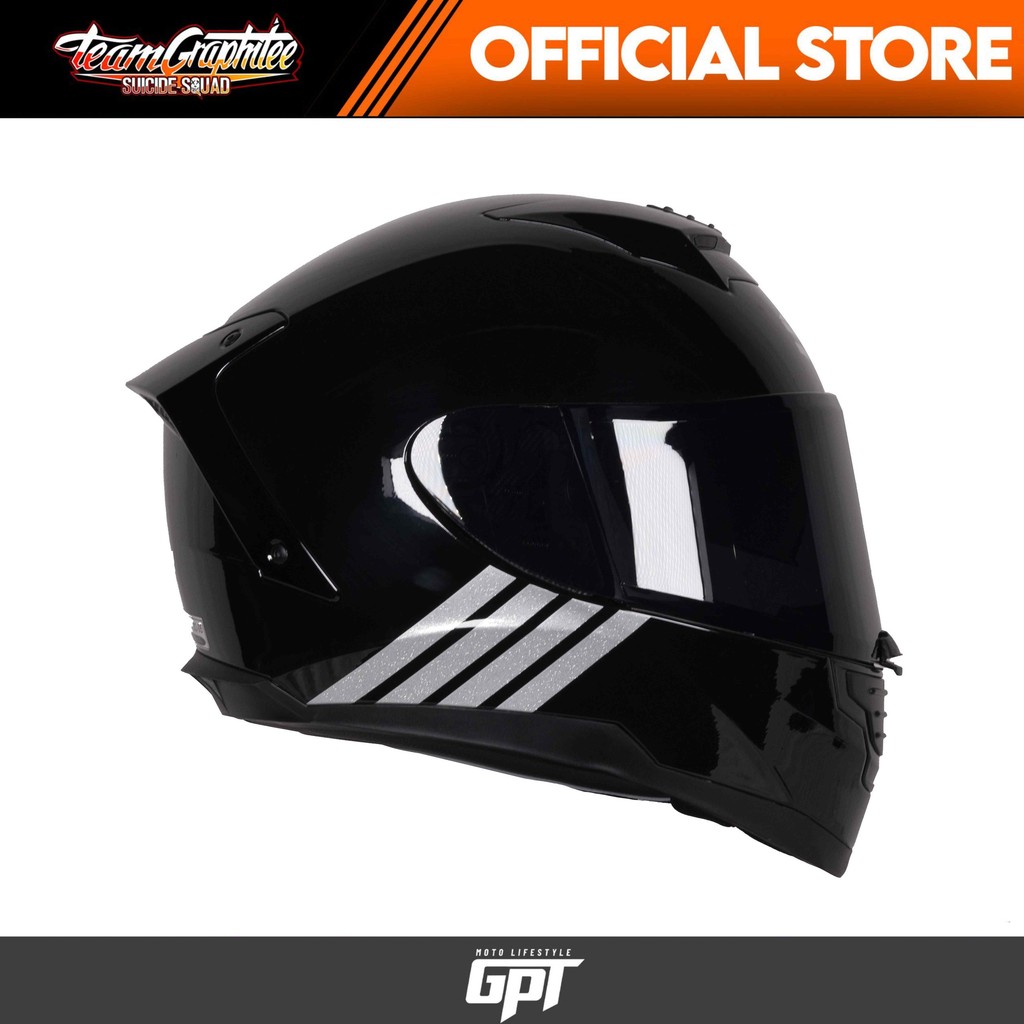 SHIFTER HELMET R1 GLOSS BLACK | Shopee Philippines