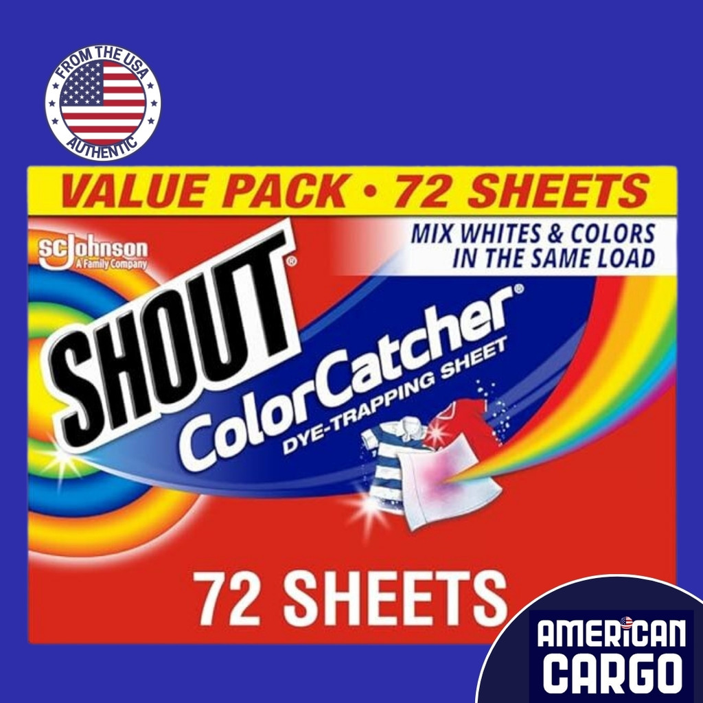 Shout Color Catcher Dye Trapping Wash Sheets, 72 Count | Shopee Philippines