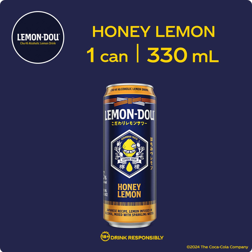 Lemon-Dou Honey Lemon 330ml 3% Alcohol Chu-hi | Shopee Philippines