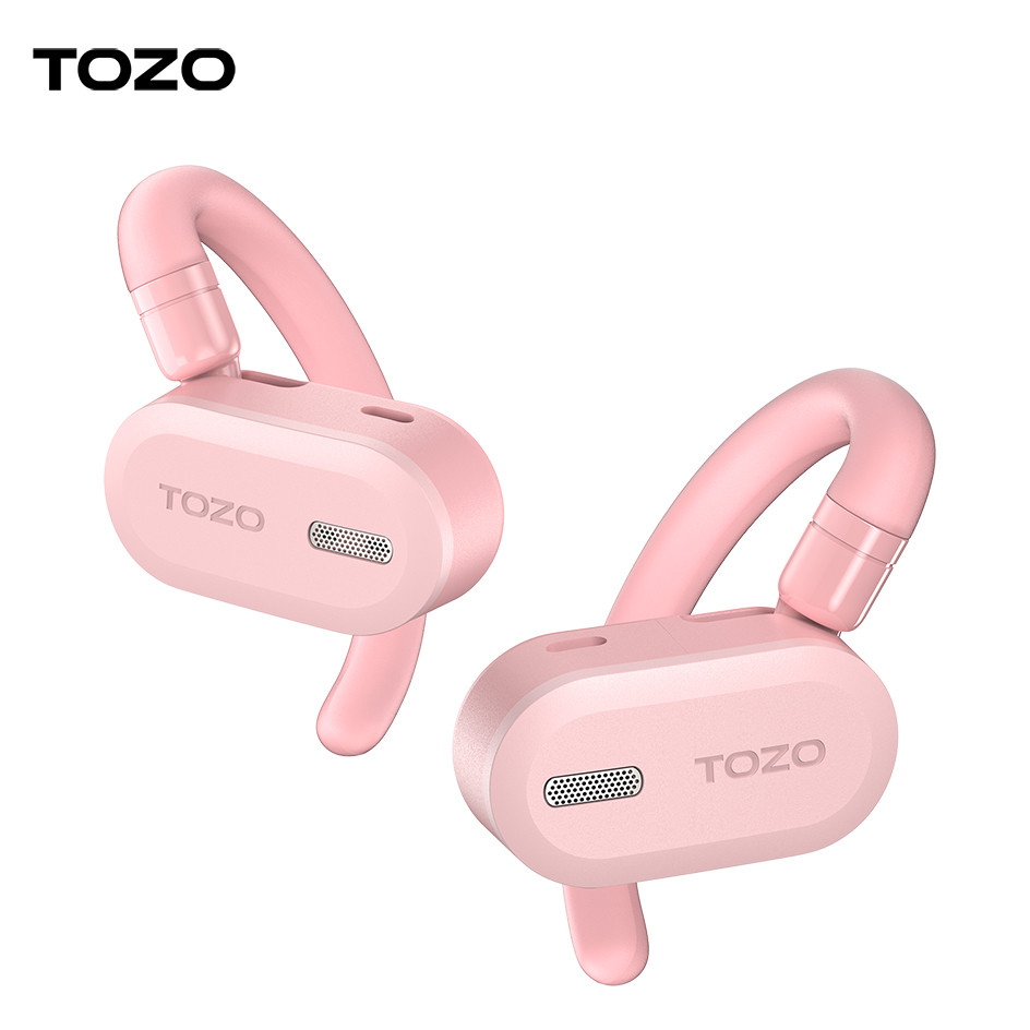 TOZO Open Buds Lightweight True Wireless Earbuds with Multi-Angle Adjustment, Bluetooth 5.3 ...
