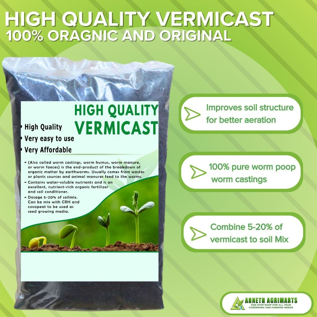 ARNETH HIGH QUALITY VERMICAST | Shopee Philippines